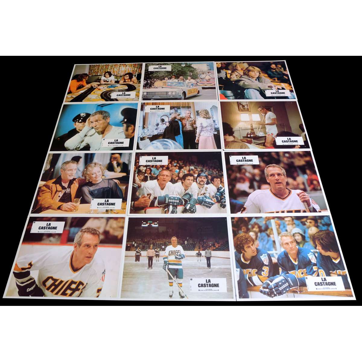 SLAP SHOT Lobby Cards - x12