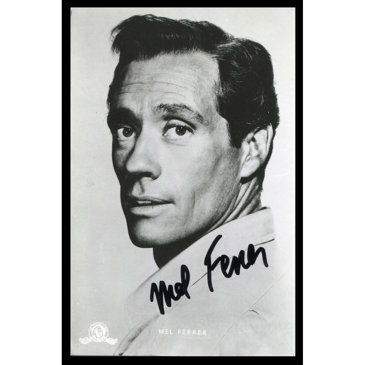 MEL FERRER Signed Photo