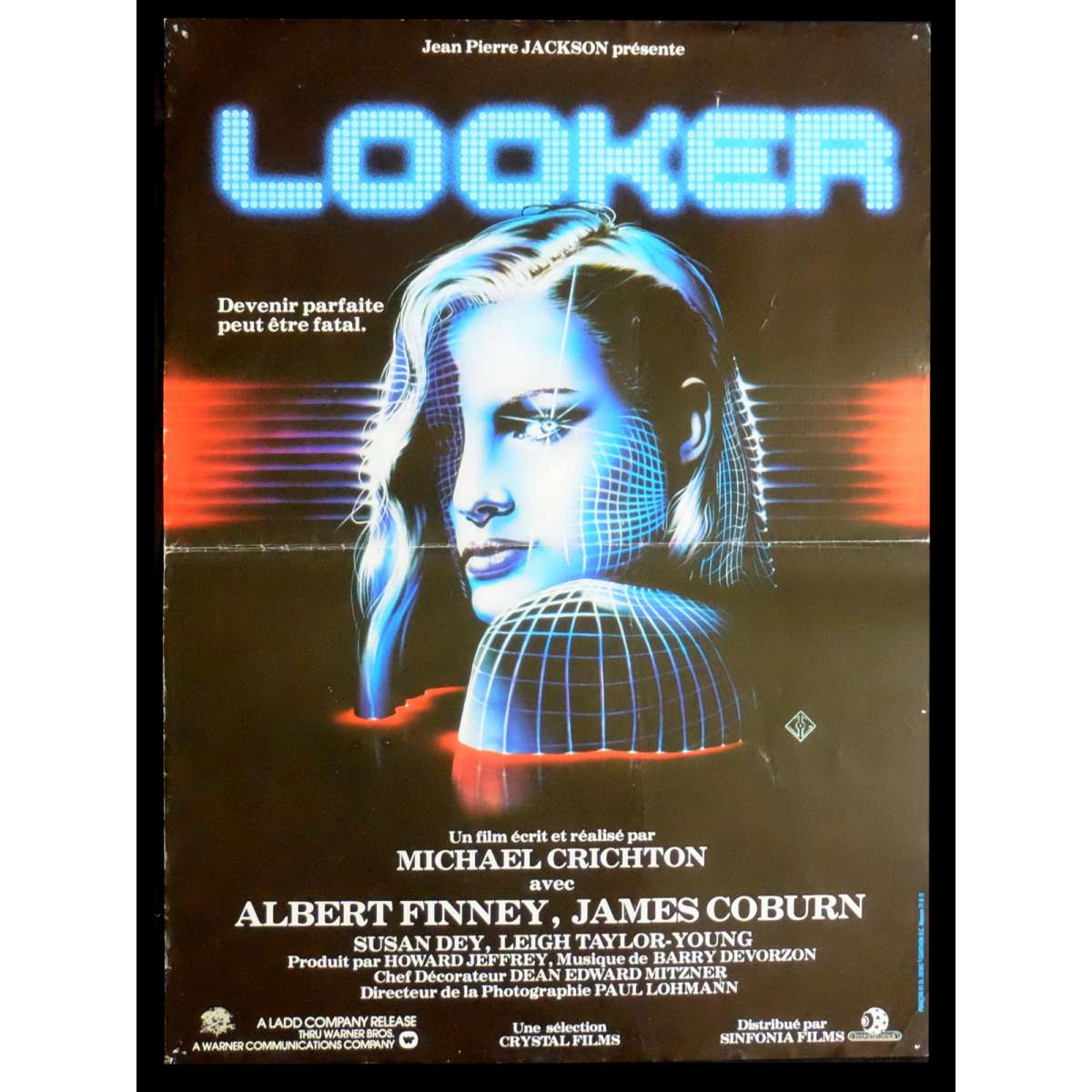 LOOKER French Movie Poster 15x21 - 1981 - Michael Crichton, Albert Finney