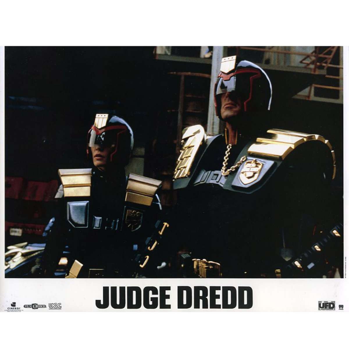 JUDGE DREDD French Lobby Card N3 9x12 - 1995 - Danny Cannon, Sylvester ...