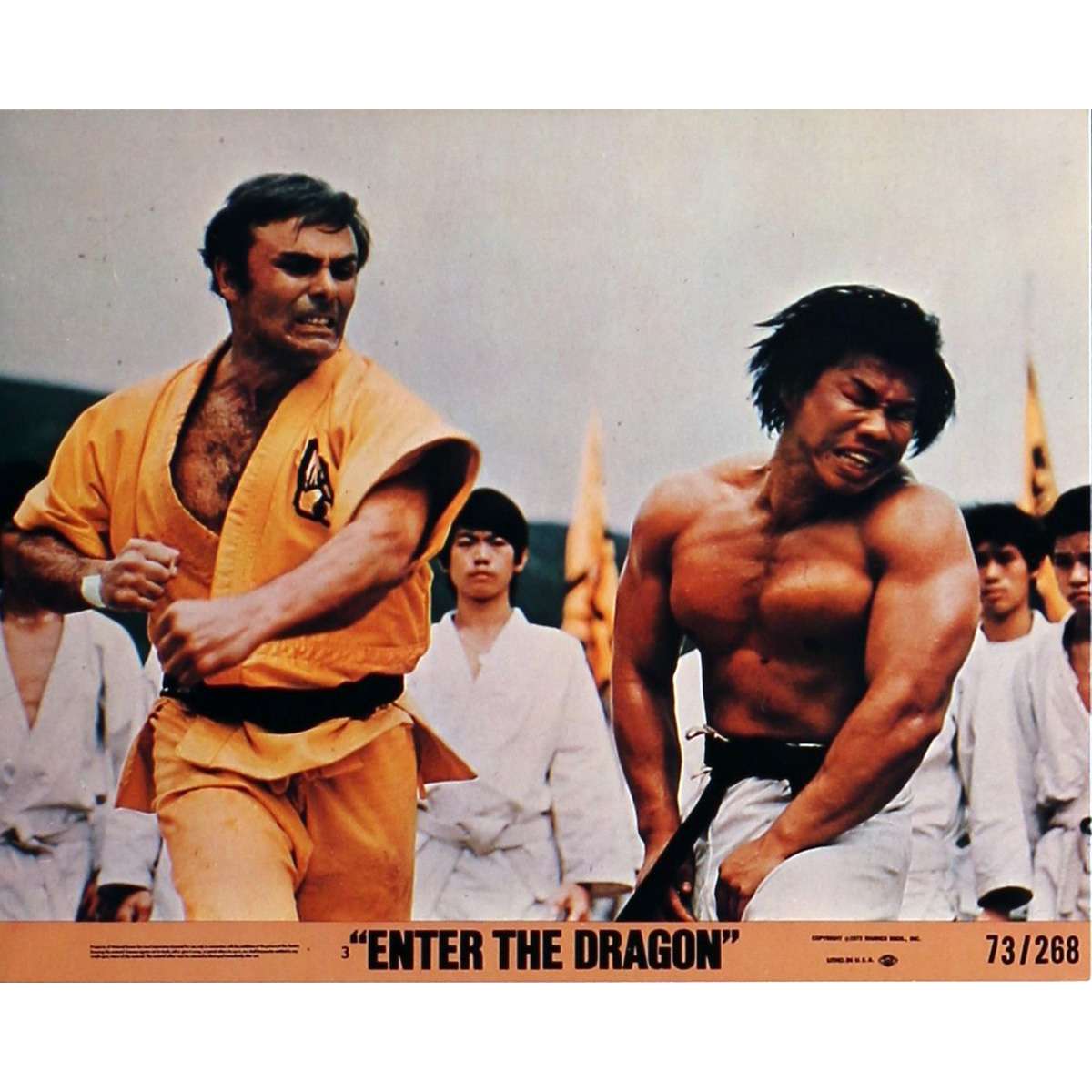 ENTER THE DRAGON Lobby Cards N1 8x10 in. USA - 1973 - Robert Clouse ...