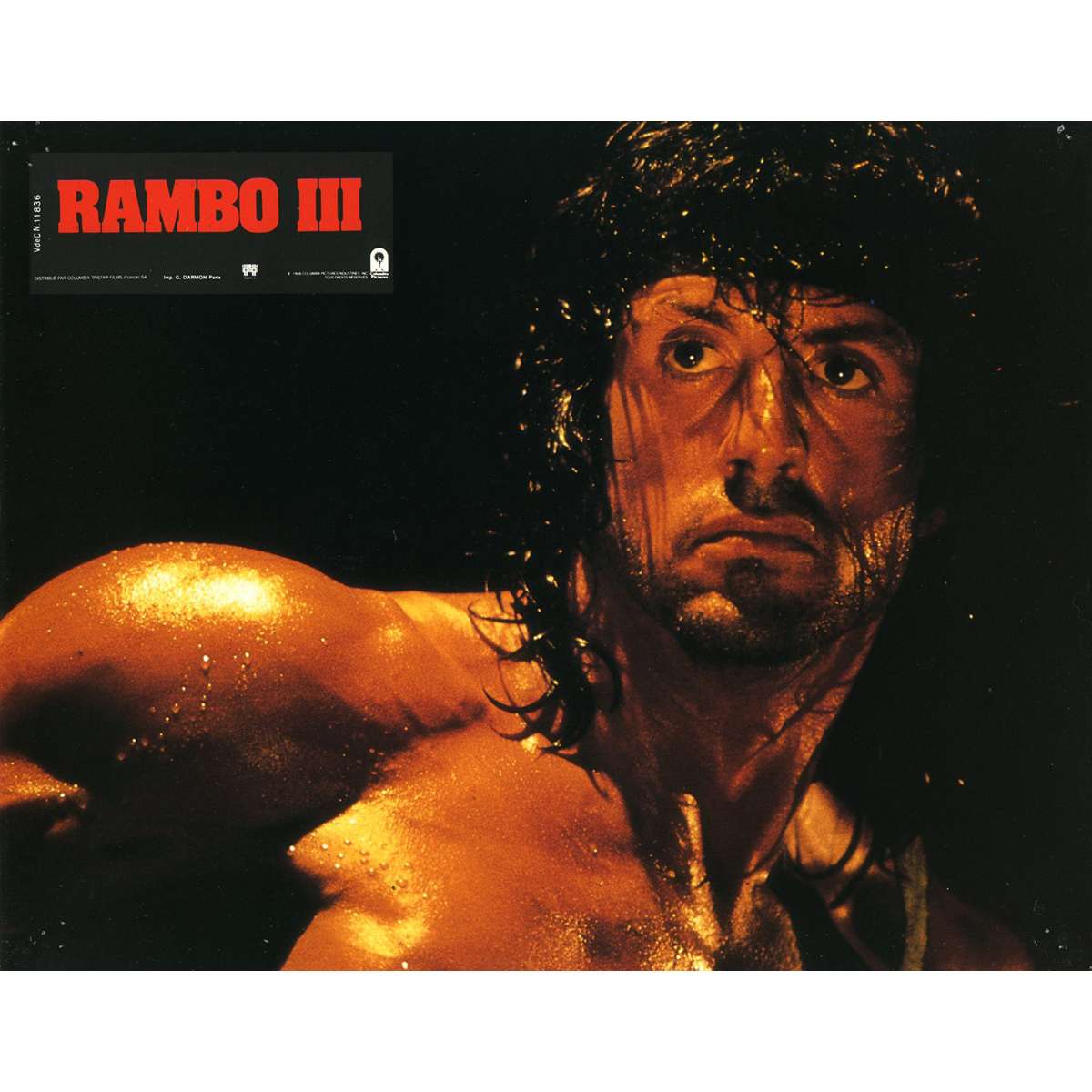 RAMBO 3 Lobby Card N16