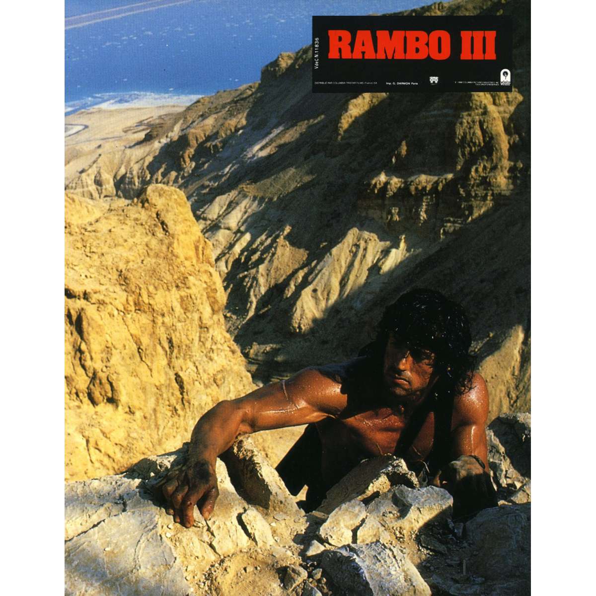 RAMBO 3 Lobby Card N3