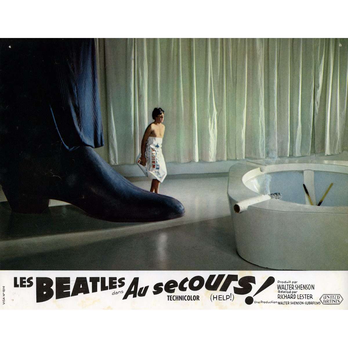 HELP Lobby Card 9x12 in.