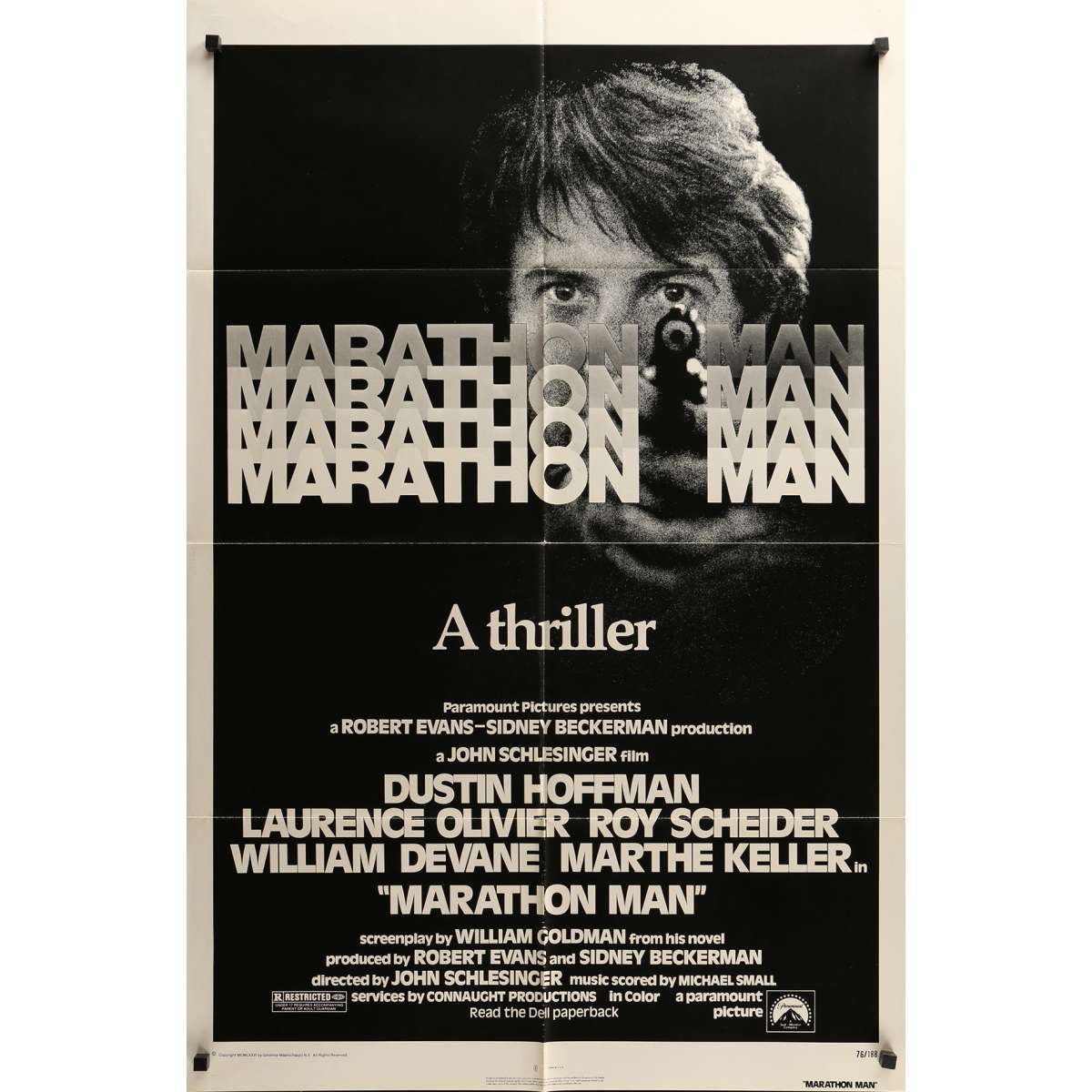 MARATHON MAN Movie Poster 29x41 in.