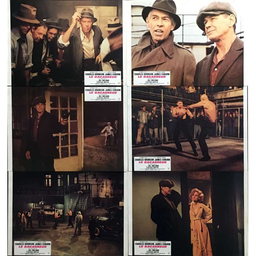HARD TIMES Lobby Cards 9x12 in.
