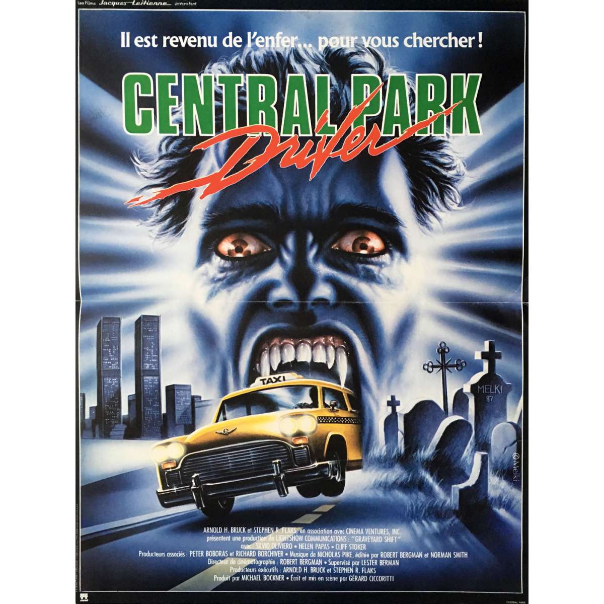 CENTRAL PARK DRIFTER Movie Poster 15x21 in.