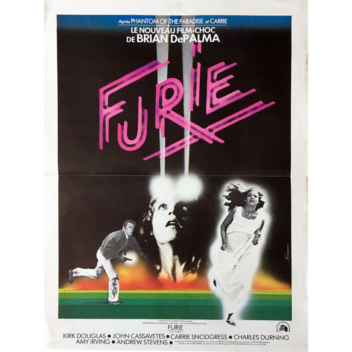 THE FURY Movie Poster 15x21 in.