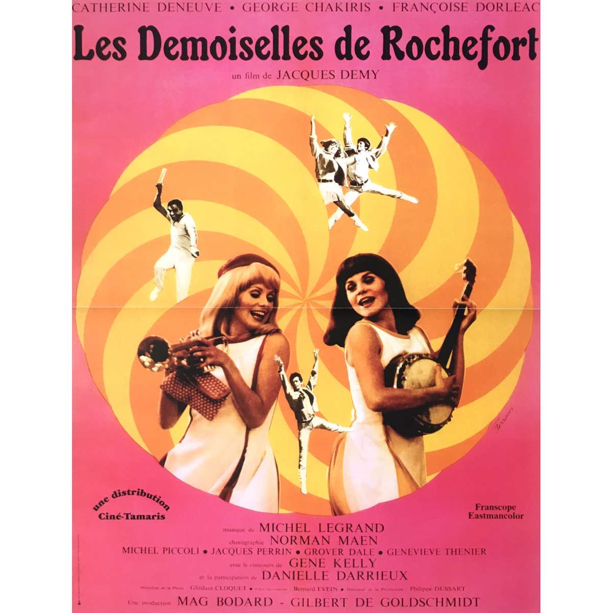 Affiche de LES DEMOISELLES DE ROCHEFORT Affiche de LES DEMOISELLES DE ROCHEFORT