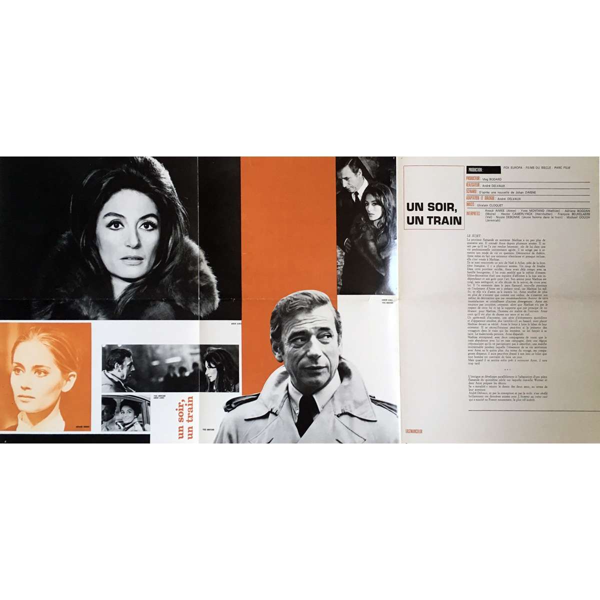 UN SOIR UN TRAIN Herald 8x12 in.