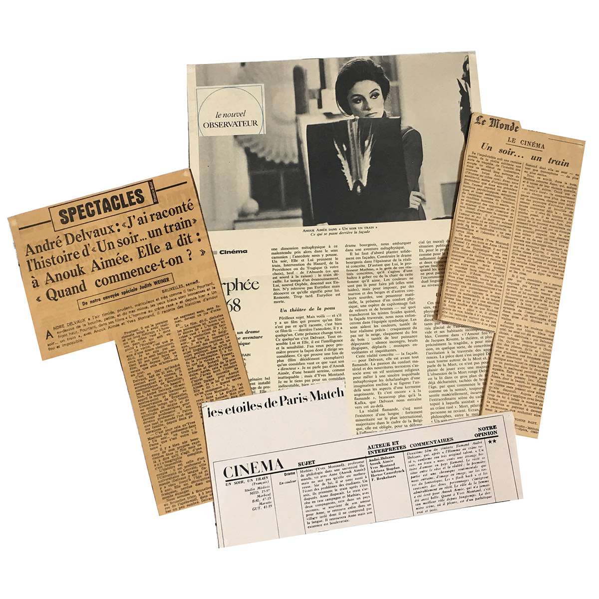 UN SOIR UN TRAIN Herald 8x12 in.