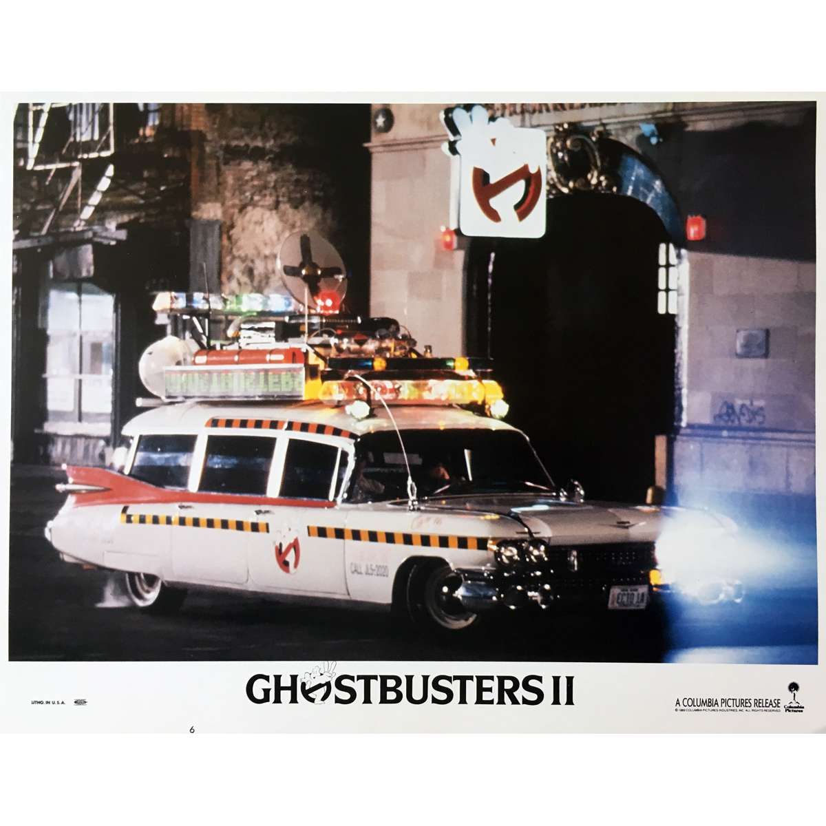 GHOSTBUSTERS 2 Lobby Card 11x14 in.