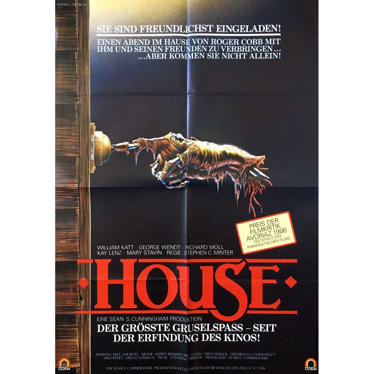 HOUSE Movie Poster 23x33 in.