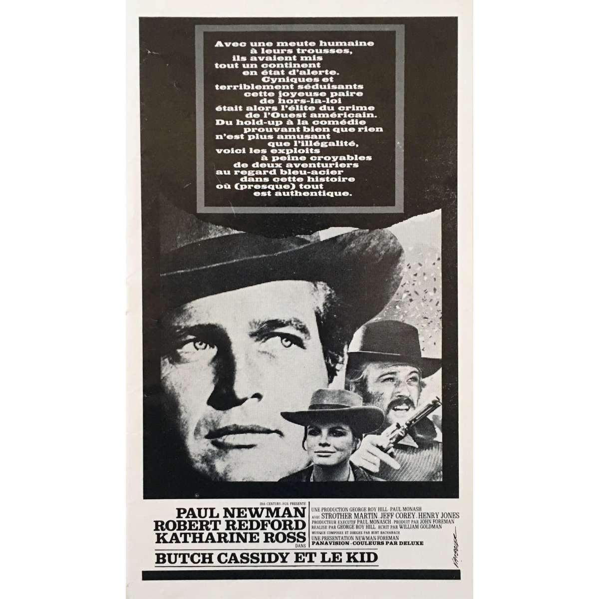 BUTCH CASSIDY AND THE SUNDANCE KID Pressbook 9x12 in.