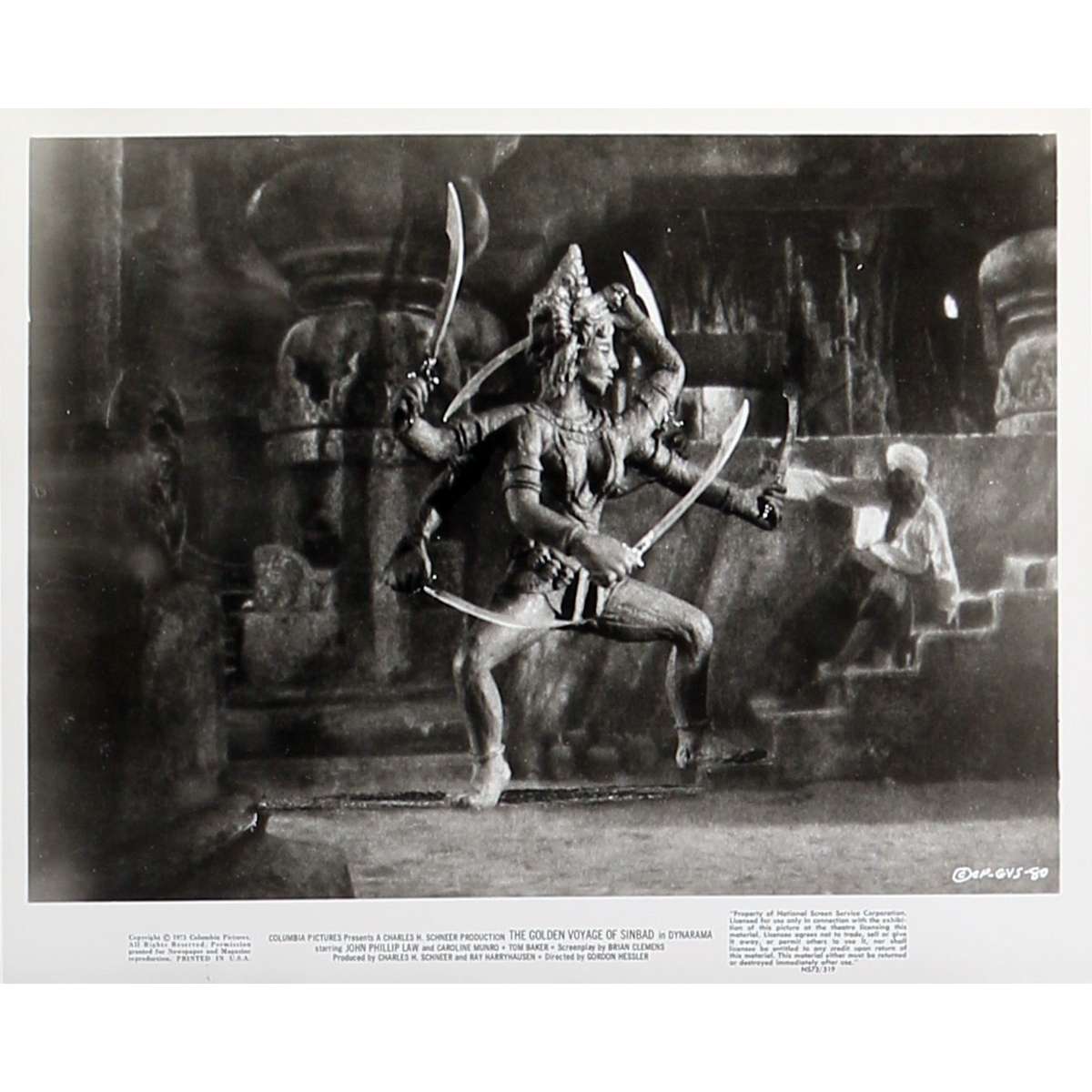 THE GOLDEN VOYAGE OF SINBAD Movie Still 8x10 in.
