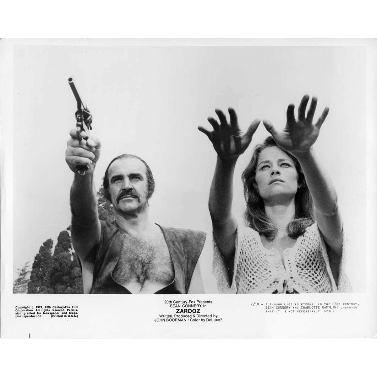 ZARDOZ Movie Still 8x10 in.