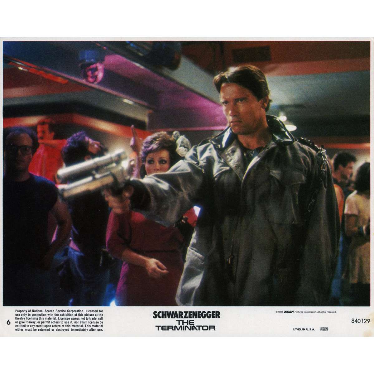 TERMINATOR Lobby Card 8x10 in.