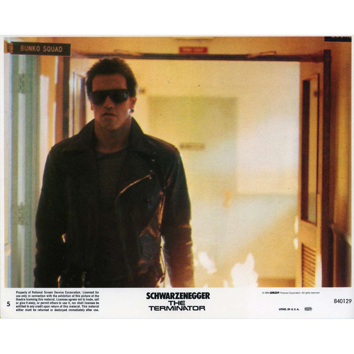 TERMINATOR Lobby Card 8x10 in.