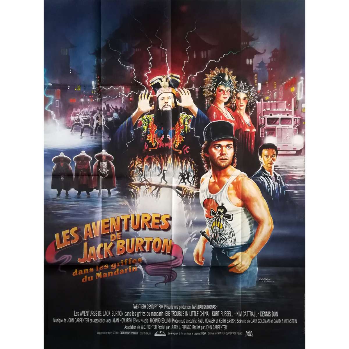 Affiche de LES AVENTURES DE JACK BURTON / BIG TROUBLE IN LITTLE CHINA
