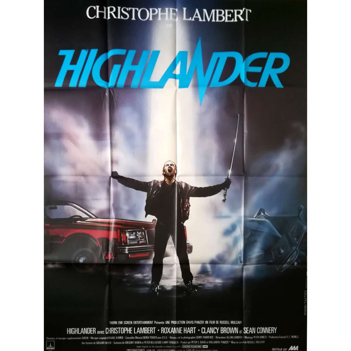HIGHLANDER Movie Poster 47x63 in.
