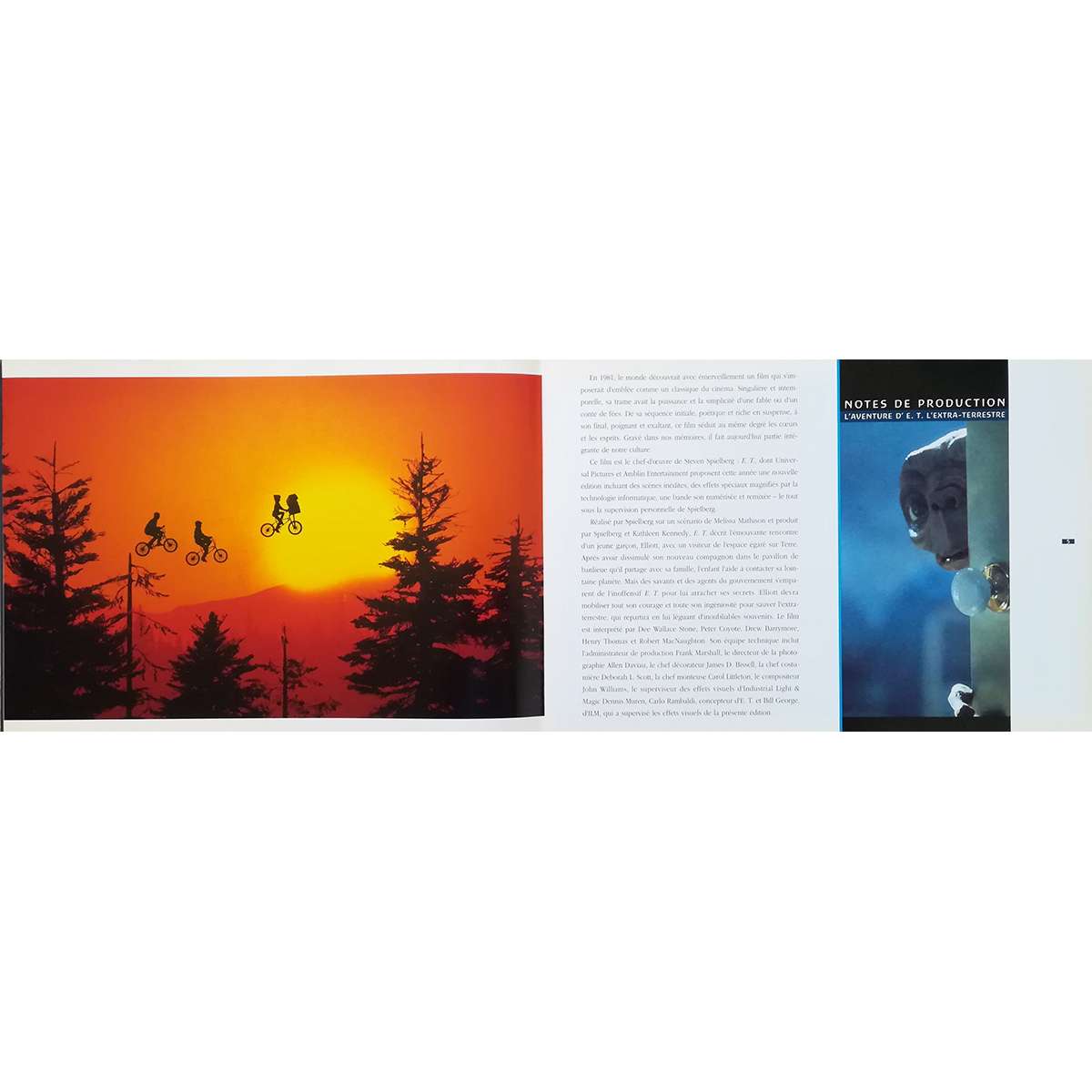 E.T. THE EXTRA-TERRESTRIAL Pressbook 9x12 in.