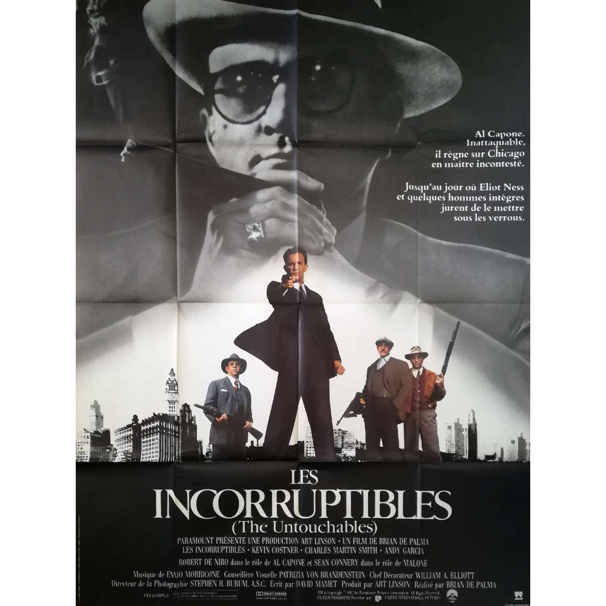 THE UNTOUCHABLES Movie Poster 47x63 in.