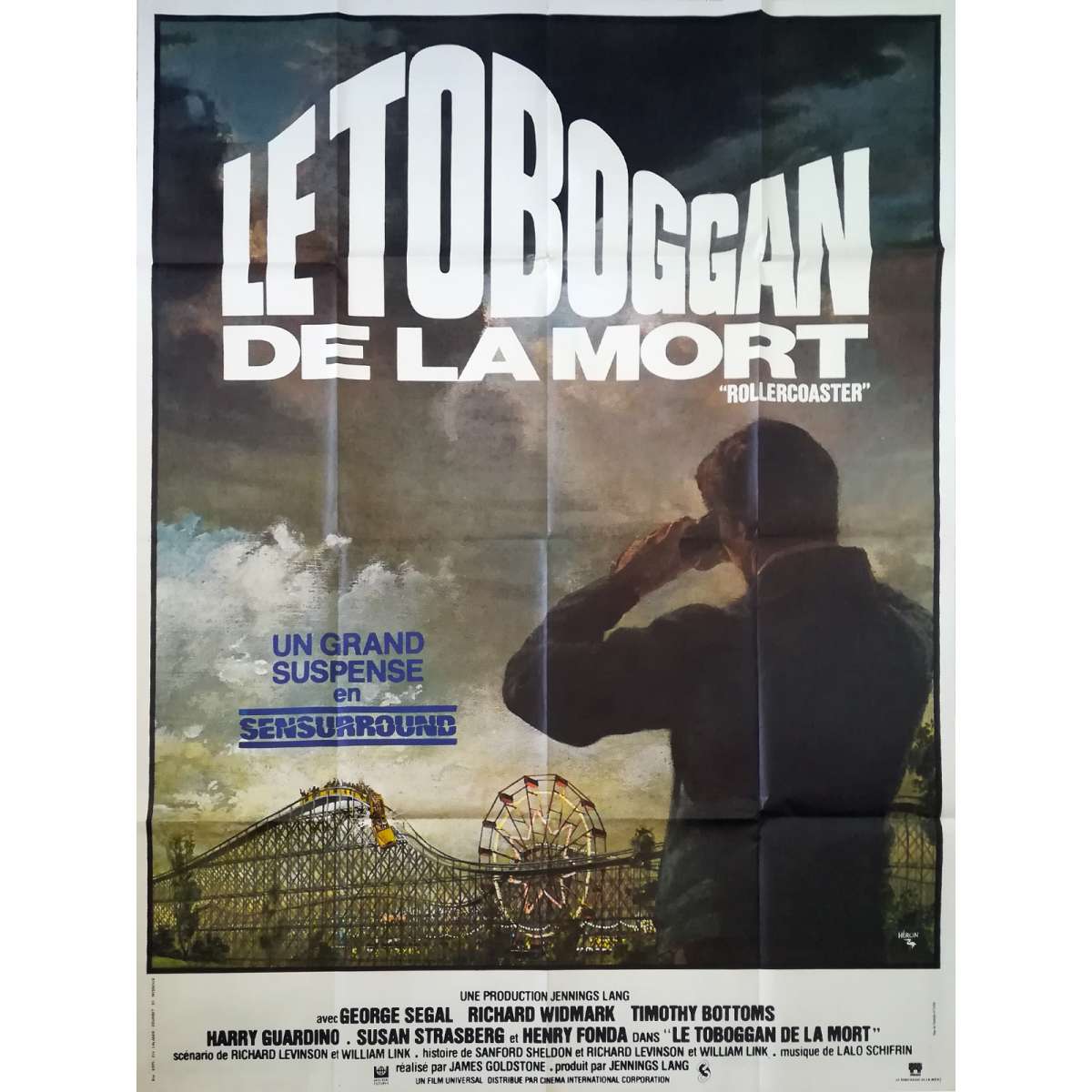 ROLLERCOASTER Movie Poster 47x63 in.