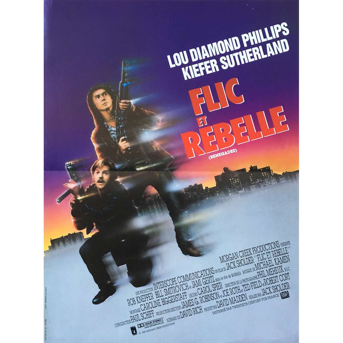 Affiche de FLIC ET REBELLE / RENEGADES