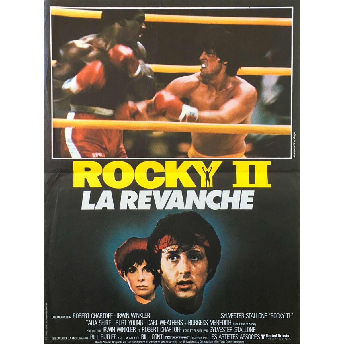 ROCKY II Movie Poster 15x21 in.