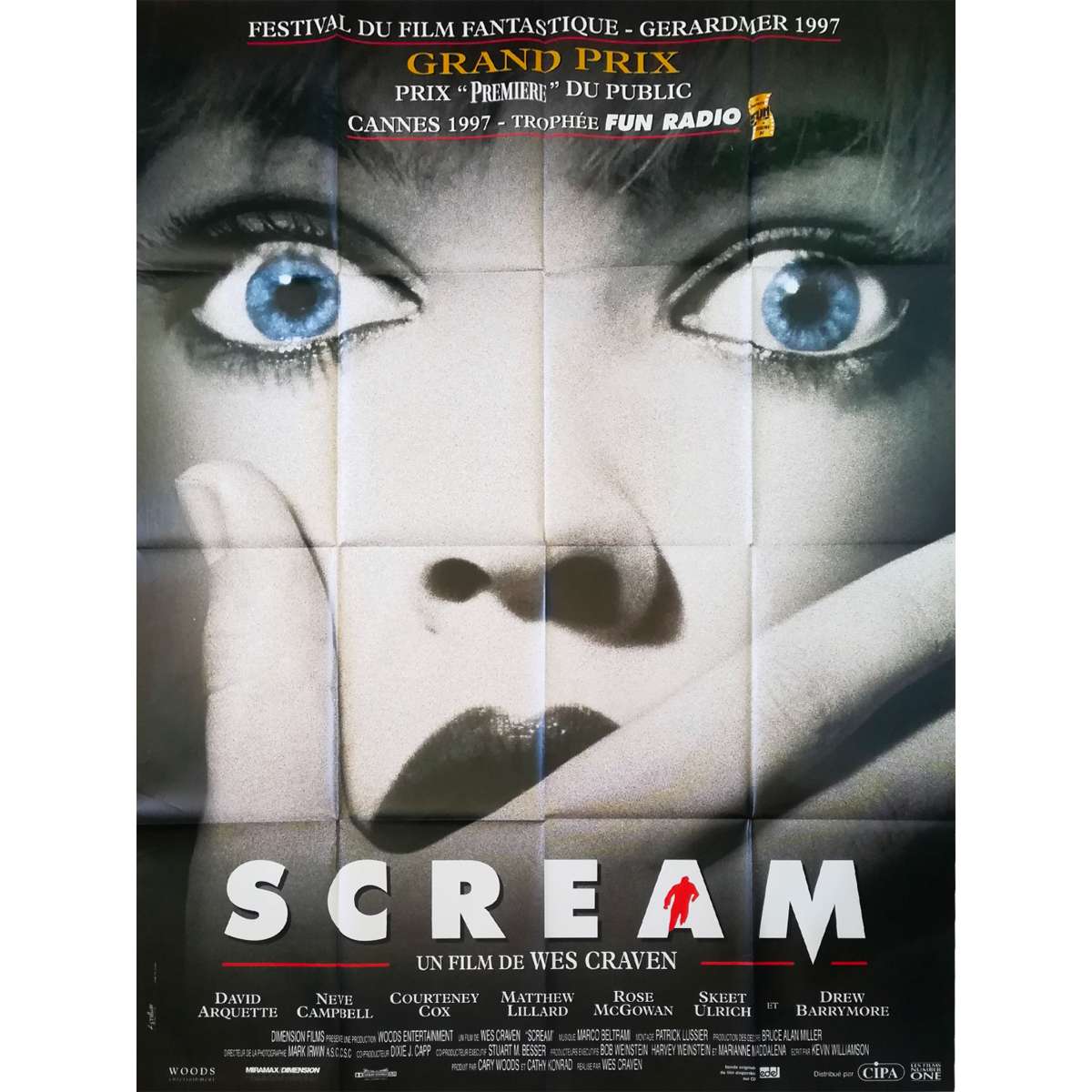 SCREAM Movie Poster 47x63 In SCREAM Movie Poster 47x63 In