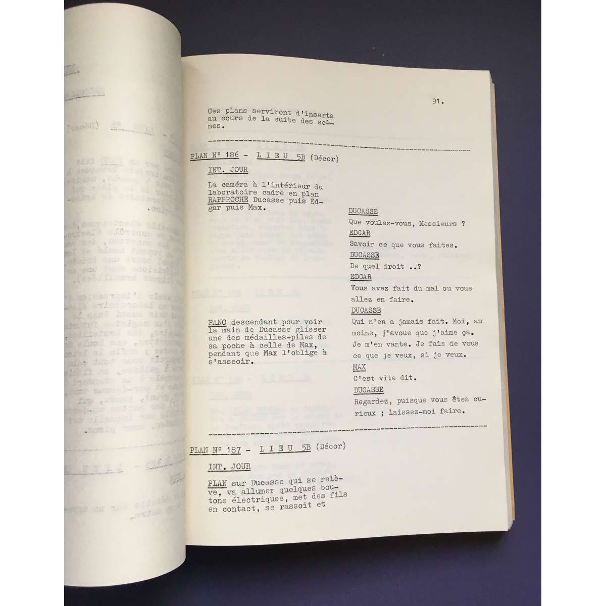 THE CREATURES Movie Script 9x12 in.