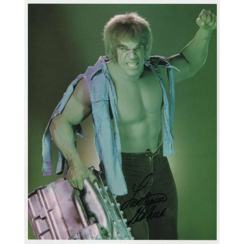 HULK Signed Photo 8x10 in.