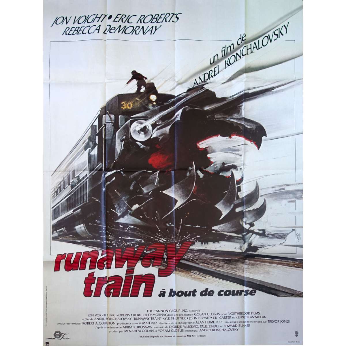 RUNAWAY TRAIN Movie Poster 47x63 in.