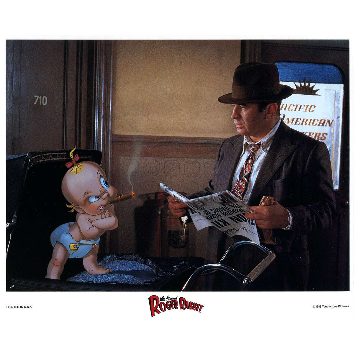 WHO FRAMED ROGER RABBIT Lobby Card 8x10 in.