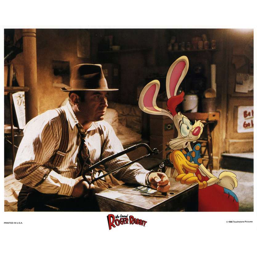 WHO FRAMED ROGER RABBIT Lobby Card 8x10 in.