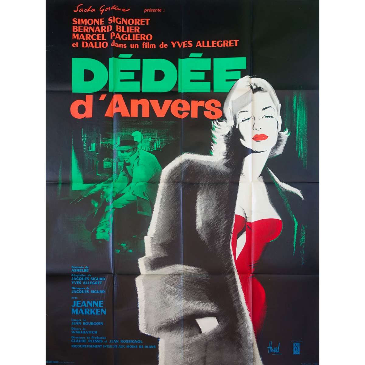 DEDEE D'ANVERS Movie Poster 47x63 in.