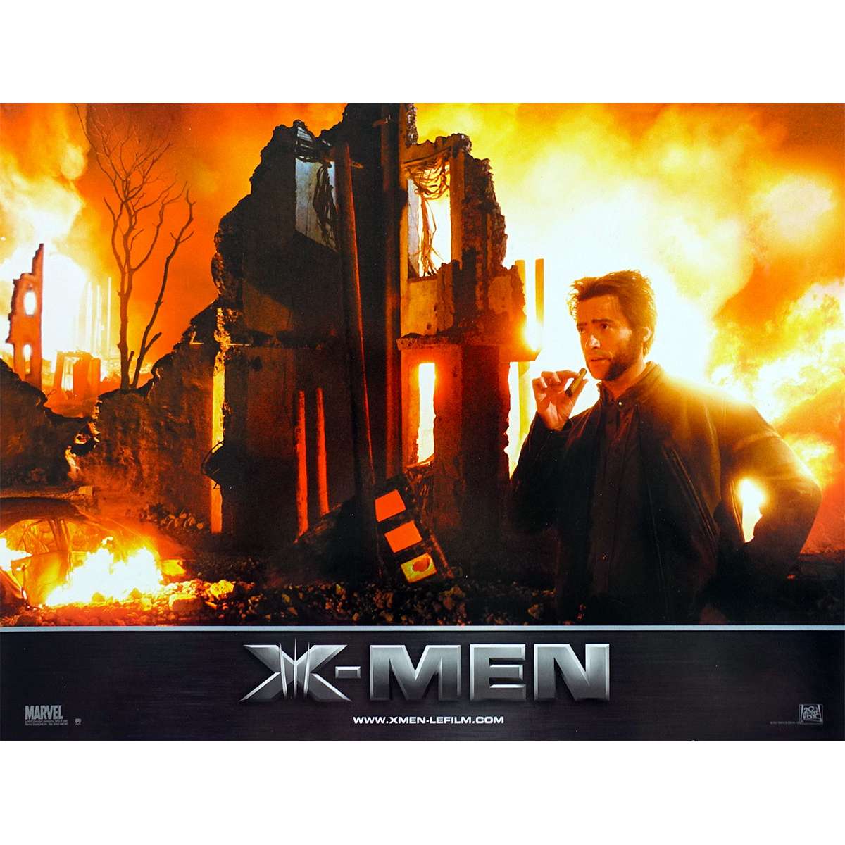 X-MEN Original Lobby Card N02 - 9x12 in. - 2000 - Bryan Singer, Hugh ...