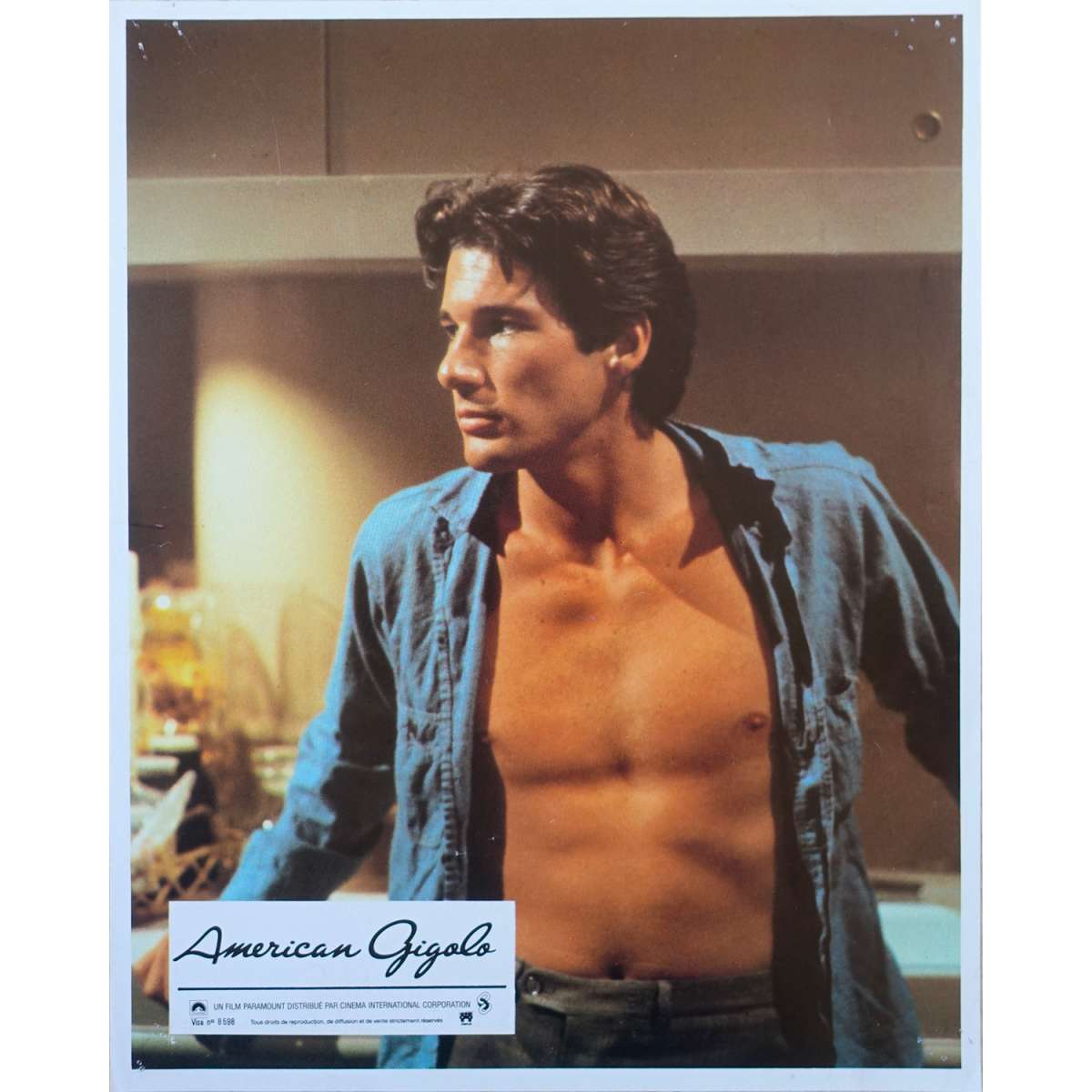 AMERICAN GIGOLO Lobby Card 9x12 in.