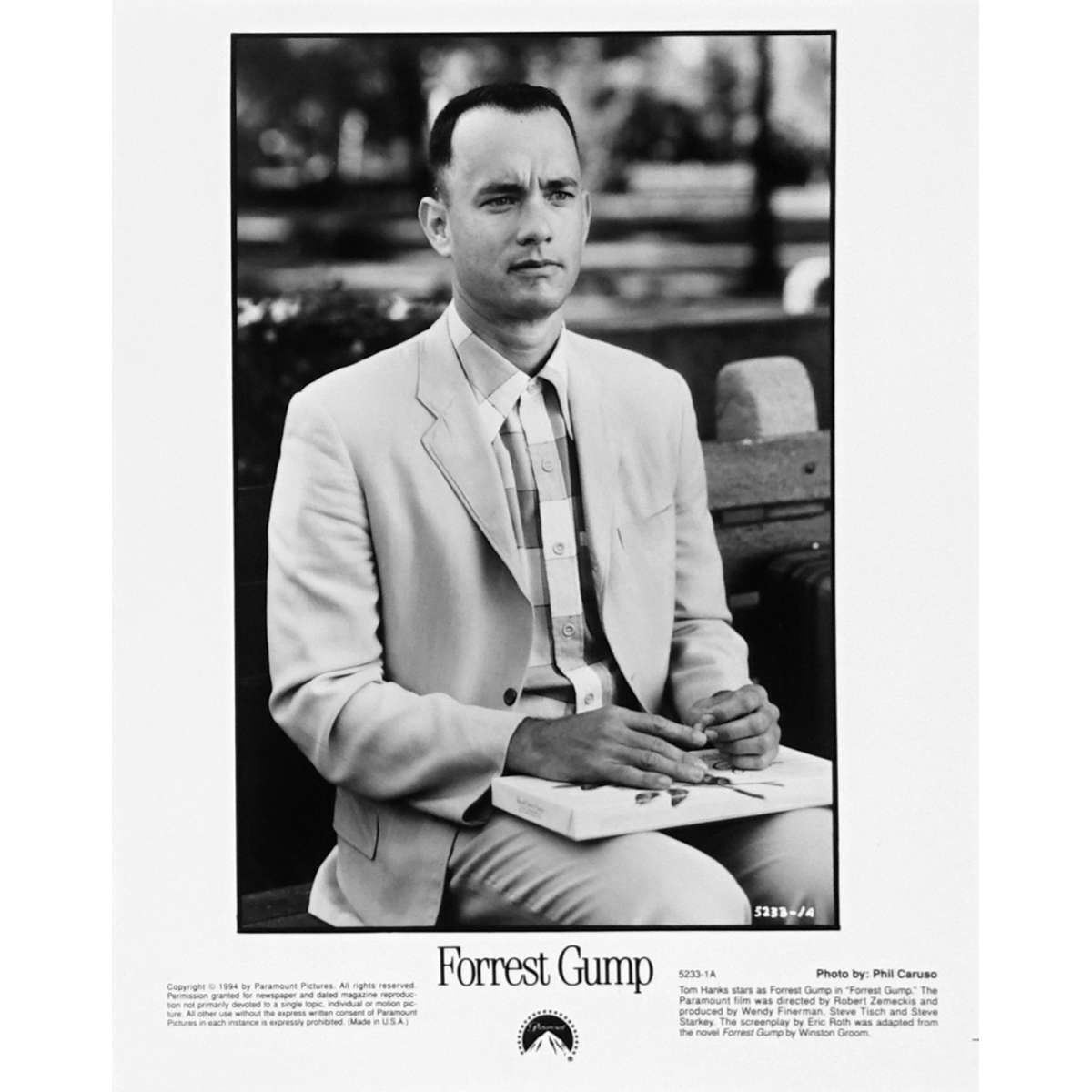 FORREST GUMP Movie Still 9x12 in.