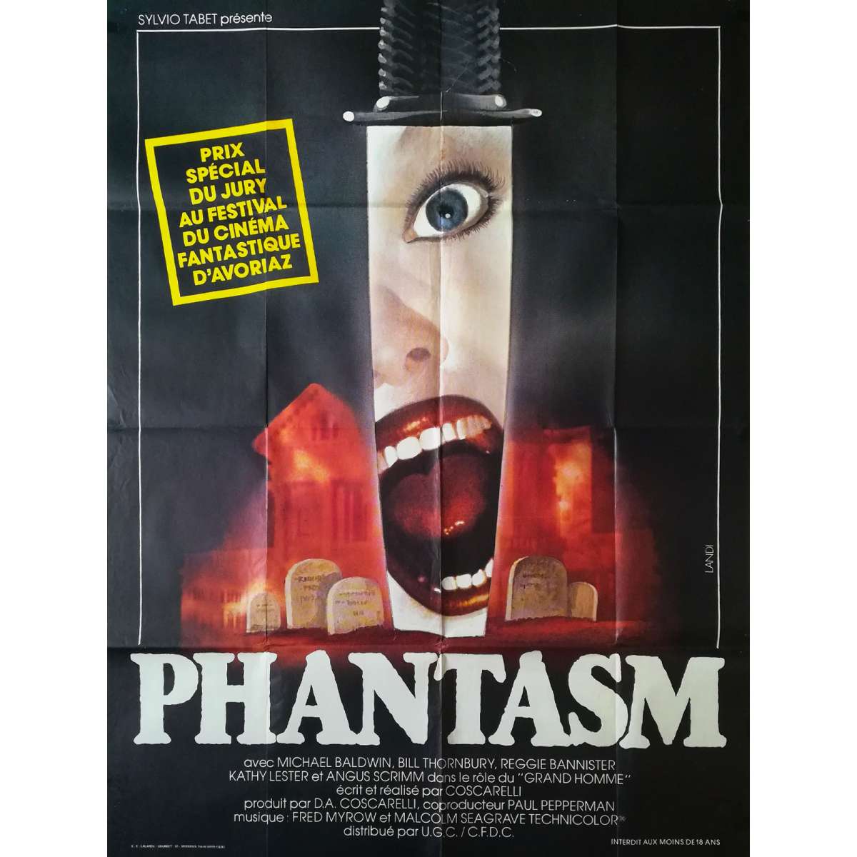 PHANTASM French Movie Poster - 47x63 in. - 1979