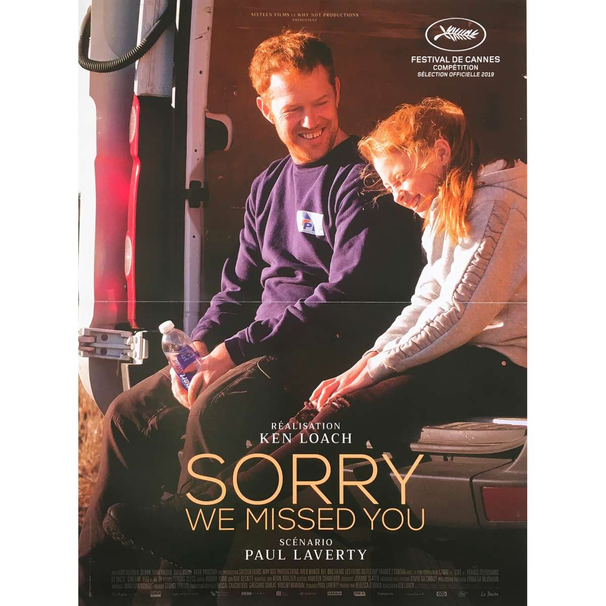 SORRY WE MISSED YOU French Movie Poster - 15x21 in. - 2019