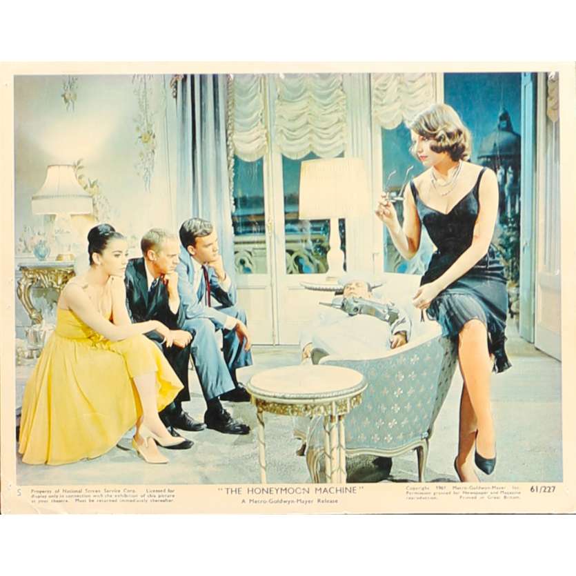 THE HONEYMOON MACHINE US Lobby Card - 8x10 in. - 1961 N5