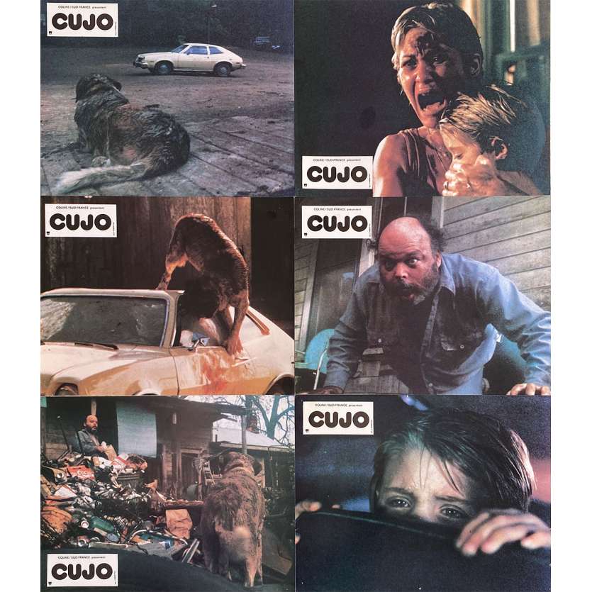 CUJO French Lobby Cards - 9x12 in. - 1983 x6