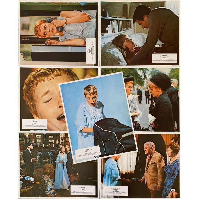 ROSEMARY'S BABY French Lobby Cards - 9x12 in. - 1968 x7