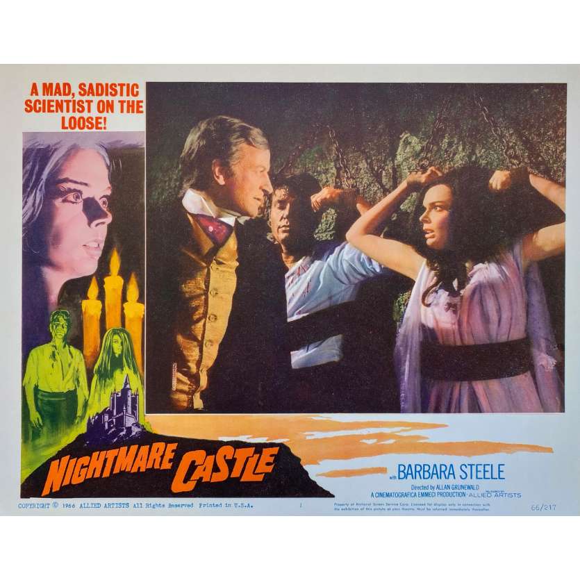 NIGHTMARE CASTLE US Lobby Card - 11x14 in. - 1965 N6