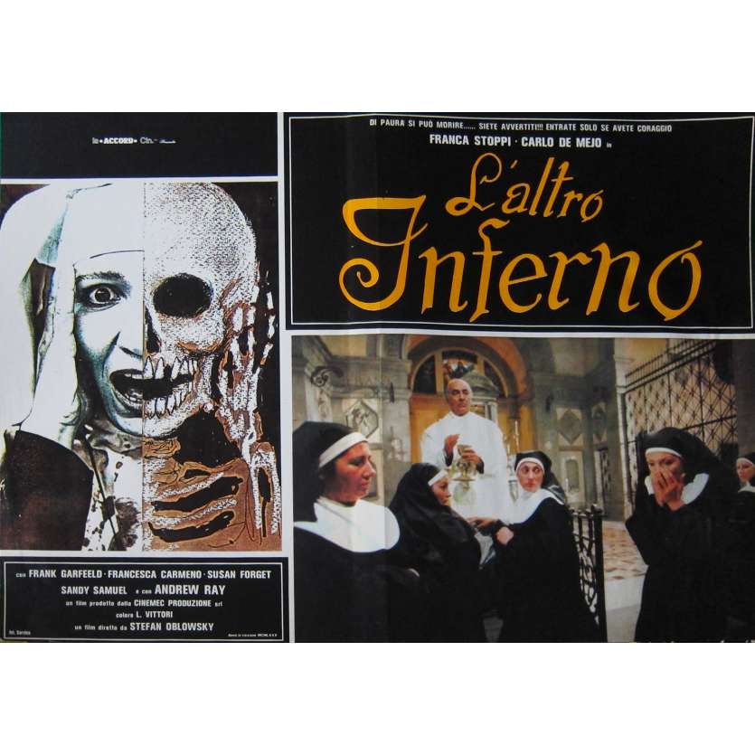 Photo d'exploitation italienne de L'AUTRE ENFER - 46x64 cm.