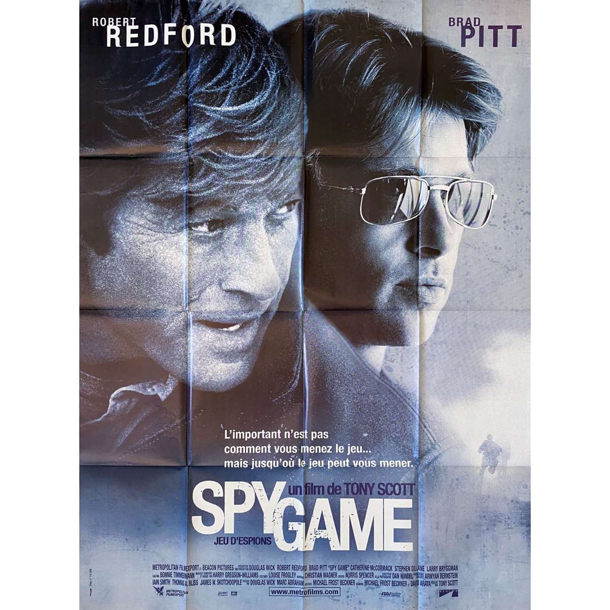 Affiche de cinéma américaines de SPY GAME - 120x160 cm.