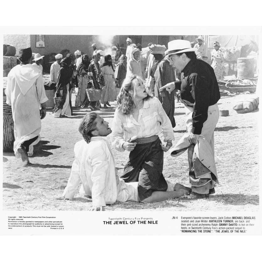 THE JEWEL OF THE NILE French Movie Still - 8x10 in. - 1985 JN-4