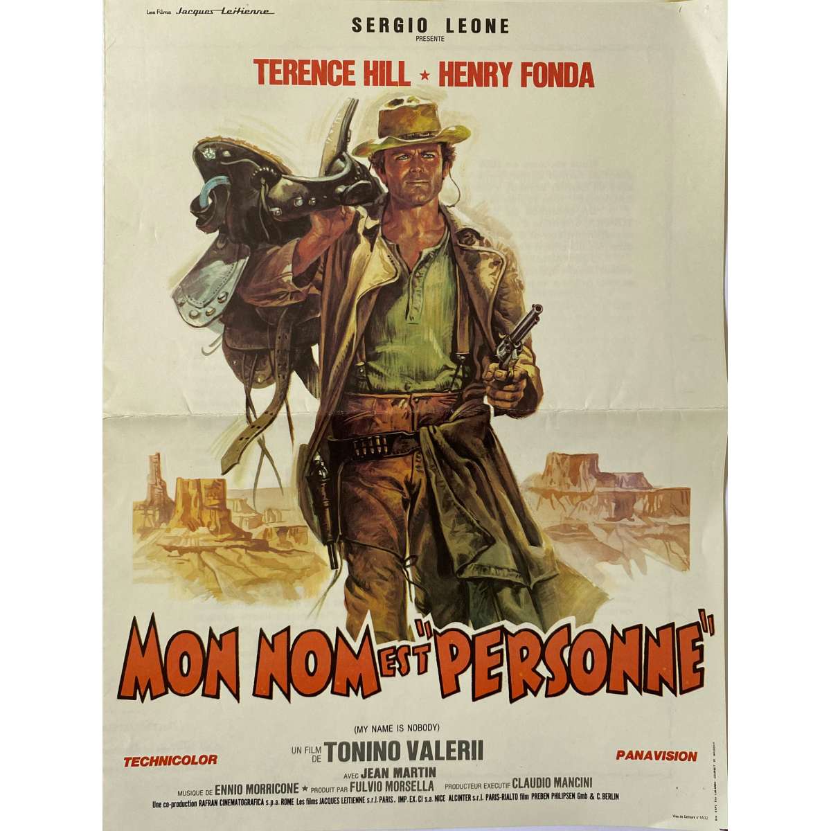 Synopsis française de MON NOM EST PERSONNE - 30x40 cm. 4 pages