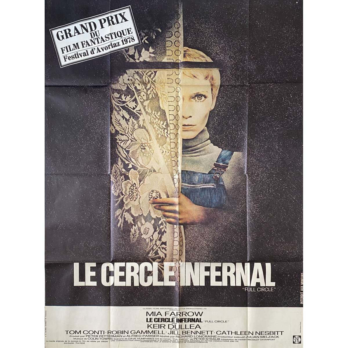 Affiche de cinéma française de LE CERCLE INFERNAL (77) - 120x160 cm.
